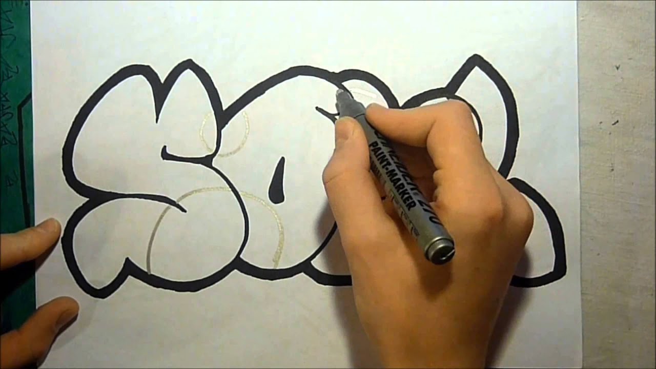 Graffiti Letter I Bubble