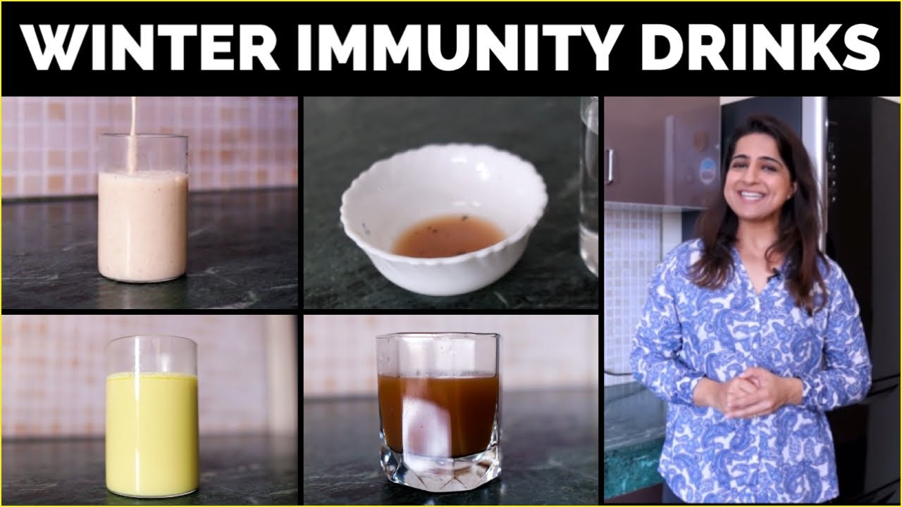 4 Winter Immunity Booster Drinks | Cold Cough Home Remedies | xHERciser ...