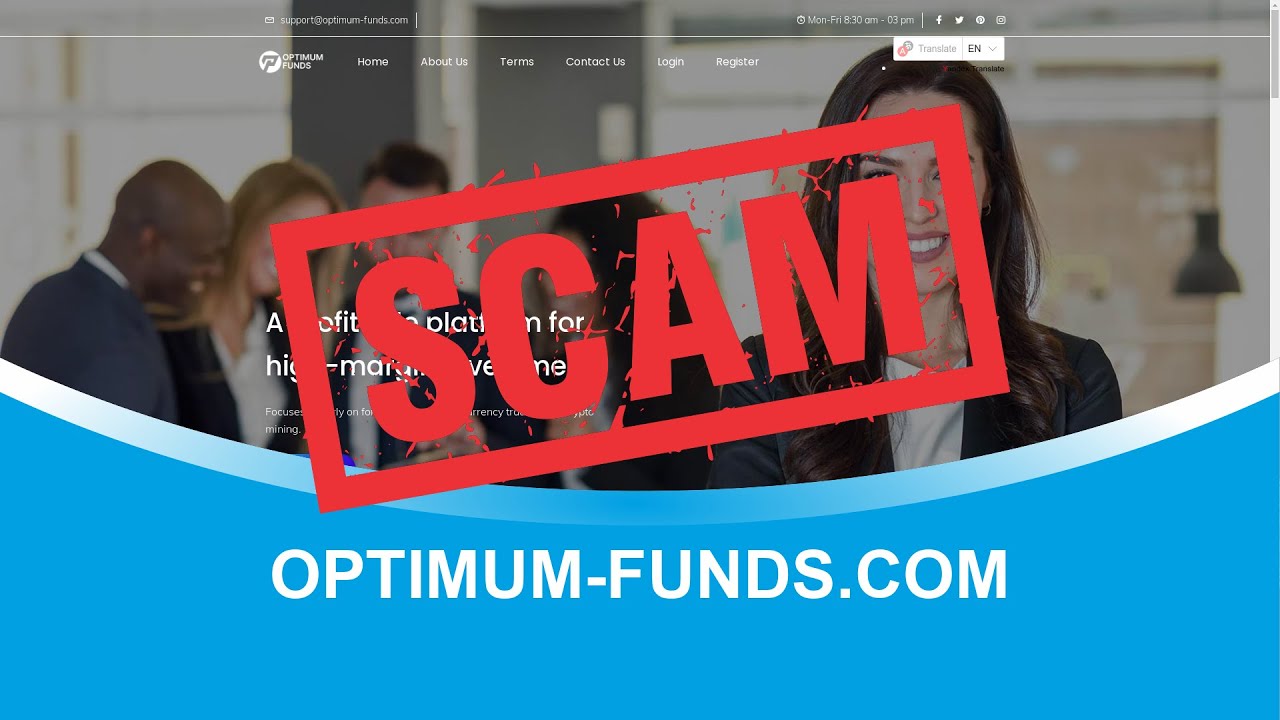 Optimum-funds.com SCAM - YouTube