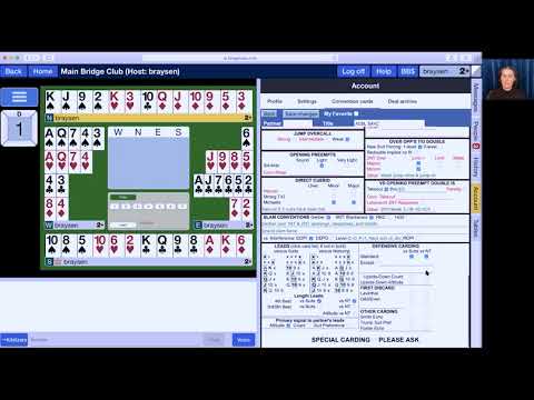 BBO Convention Cards - UPDATE - YouTube