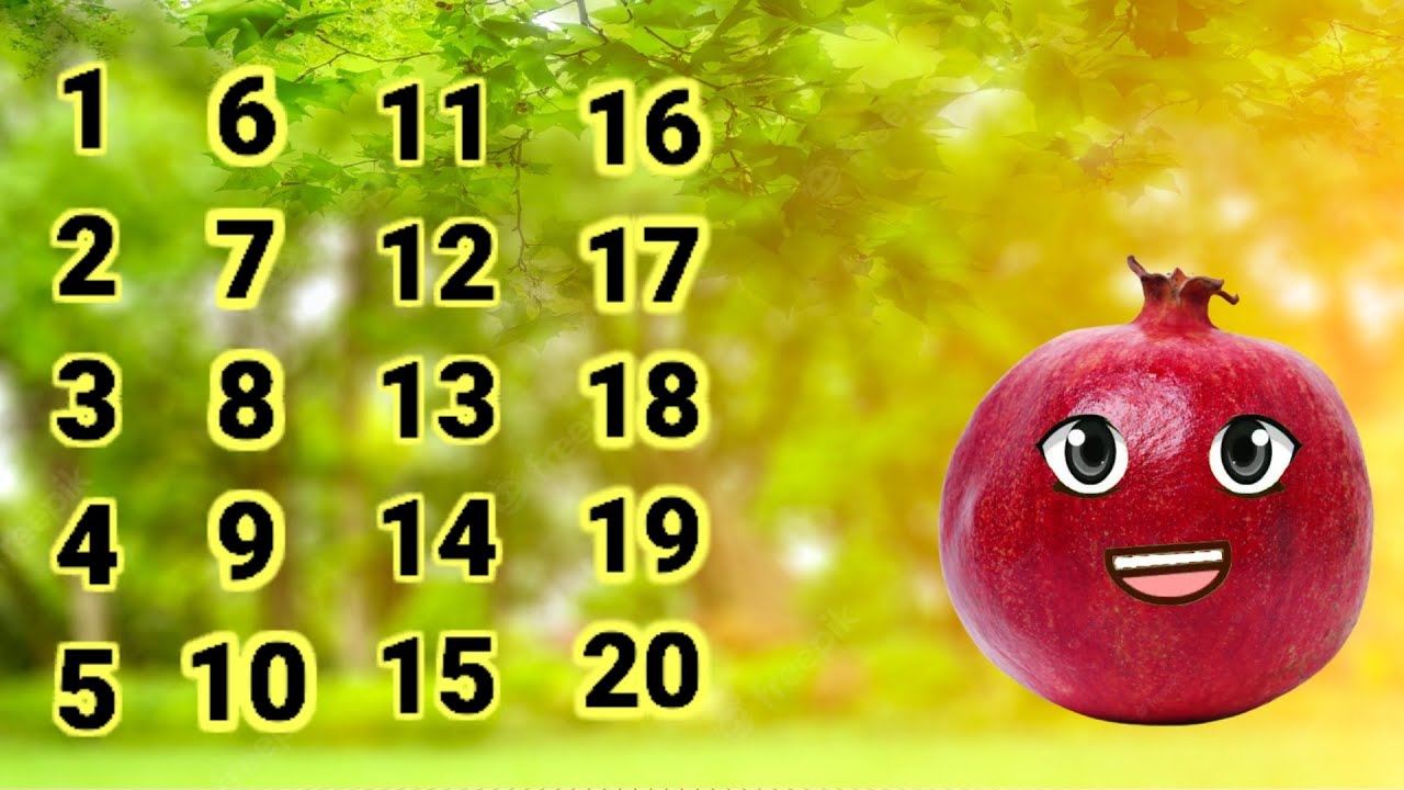 1 to 20 Counting | एक से बीस तक गिनती | बच्चों को गिनती सिखाये | number ...