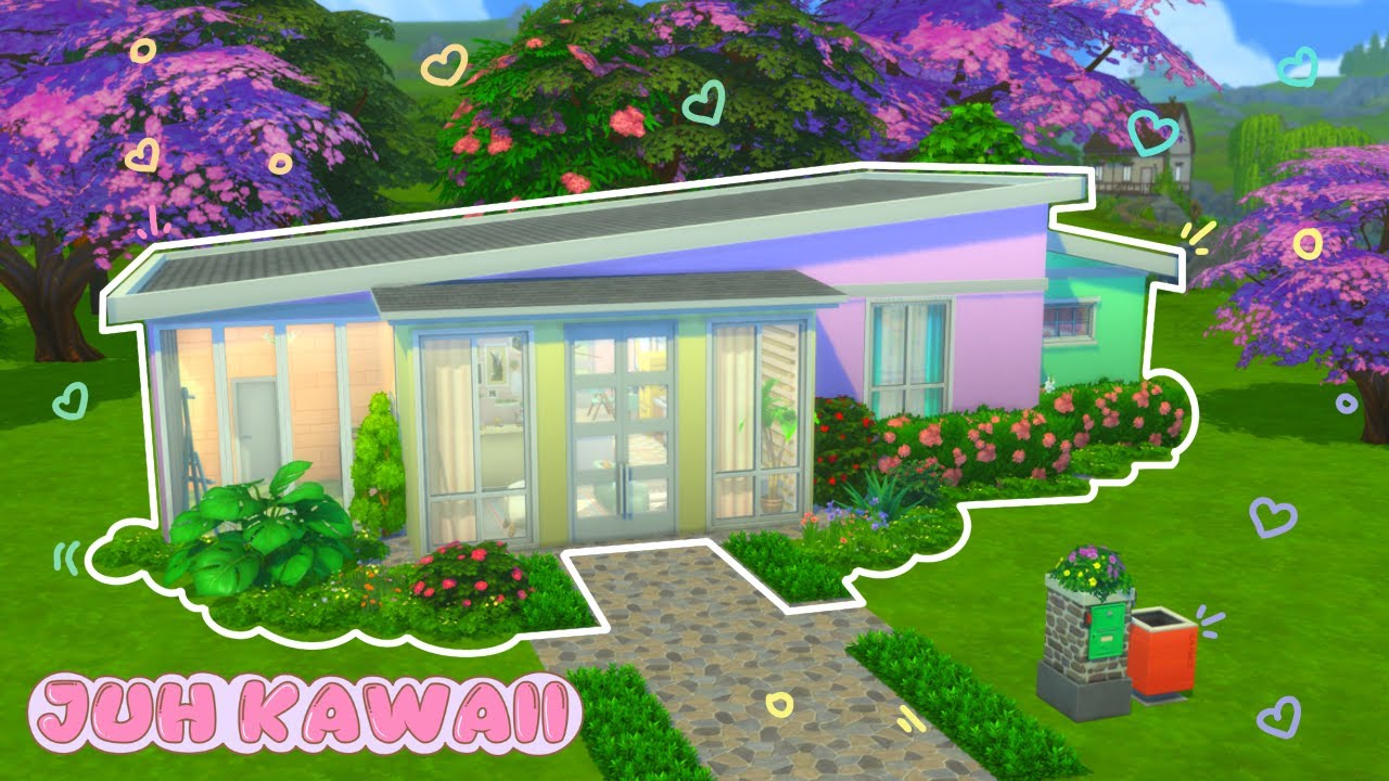 CUTE - KAWAII HOUSE SPEED BUILD THE SIMS 4 Construção - YouTube