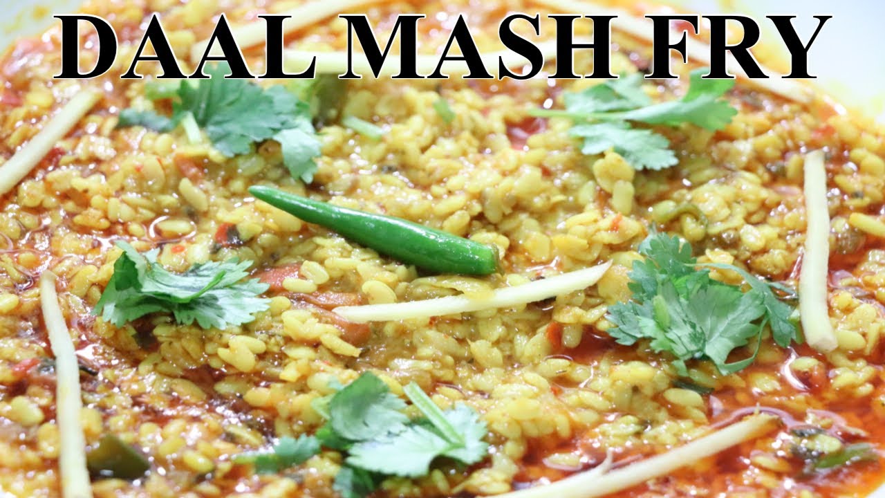 DAAL MASH FRY RECIPE - YouTube