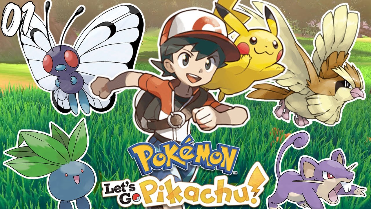 Perjalanan Baru Di Kanto Region - Pokemon Lets Go Pikachu [01] - YouTube