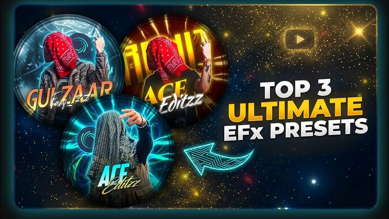 TOP 3 EFX PFP PRESET ️‍🔥😎 || Top 3 EFX PFP PRESET - YouTube