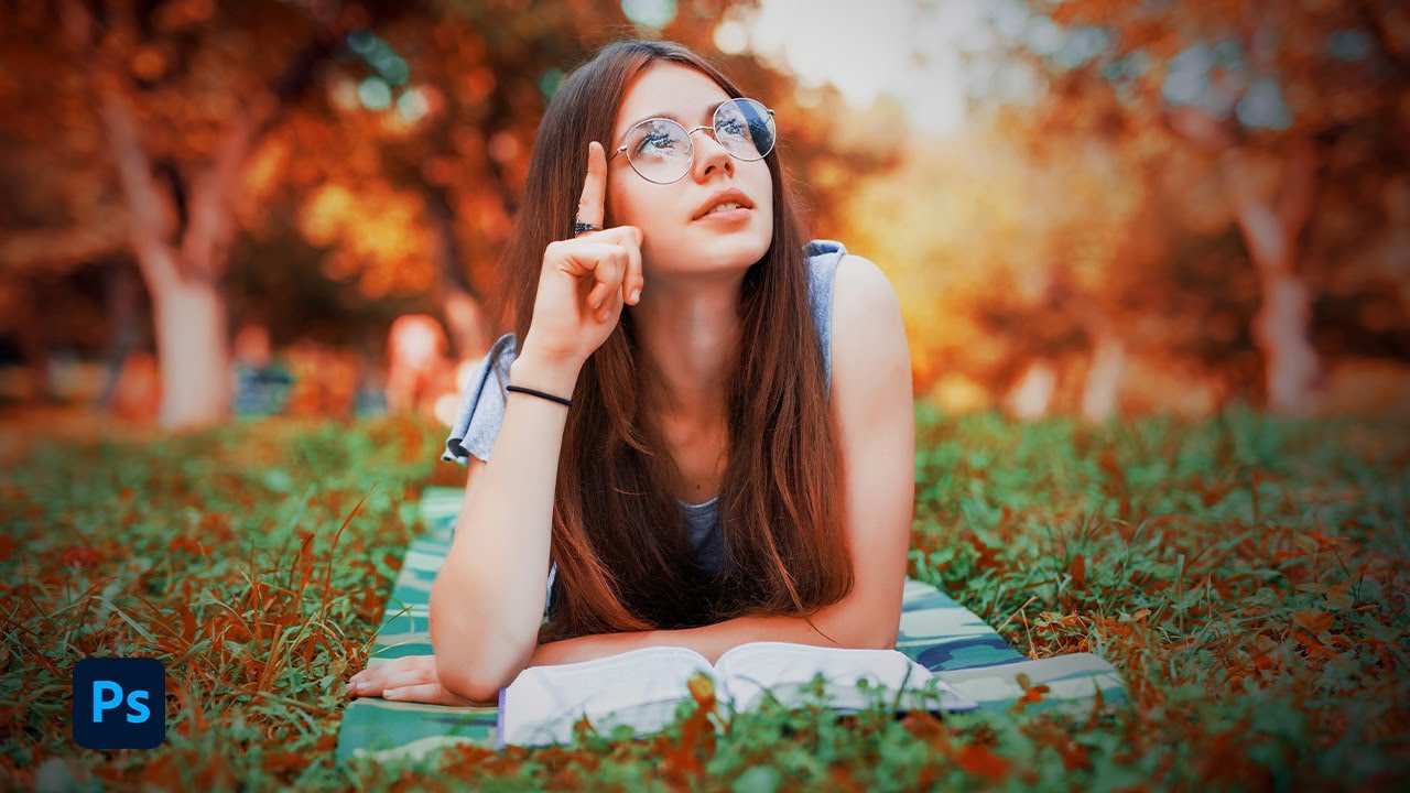 Cinematic Red Color Grading Photoshop - Photoshop Tutorial - YouTube