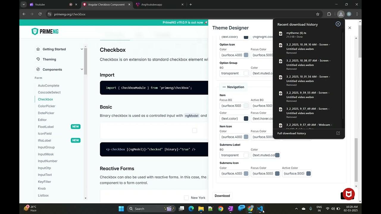 Angular | Primeng | Custom Theme - YouTube