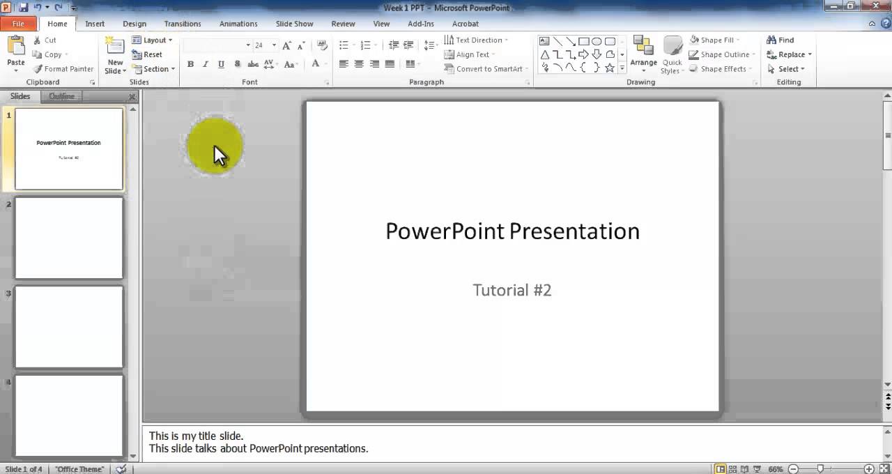 MS PowerPoint Tutorial - Insert New Slide, Duplicate a Slide and Change ...