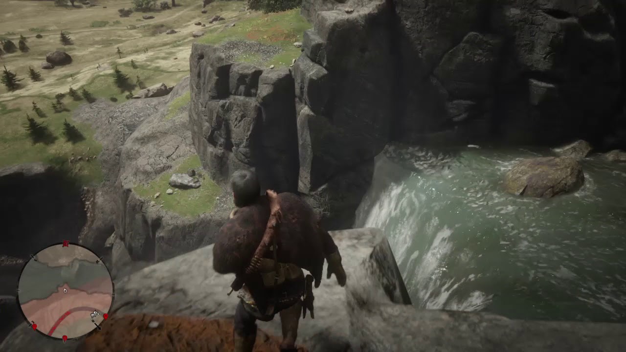 Cliff jumping - Red Dead Redemption 2 - YouTube