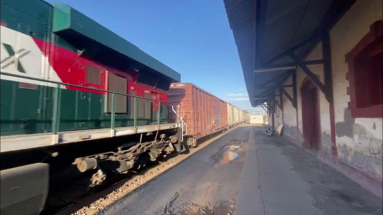 Tren FXE 4655 norte estación Salamanca Gto vagón de chico 15/04/2023 - YouTube