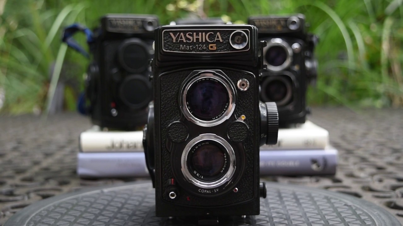 Yashica Mat 124G Twin Lens Reflex (TLR) Slow Turn - No Sound - YouTube