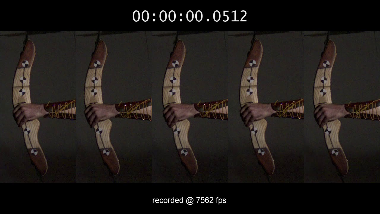 Archery – Bow vibrations (slow motion) - YouTube