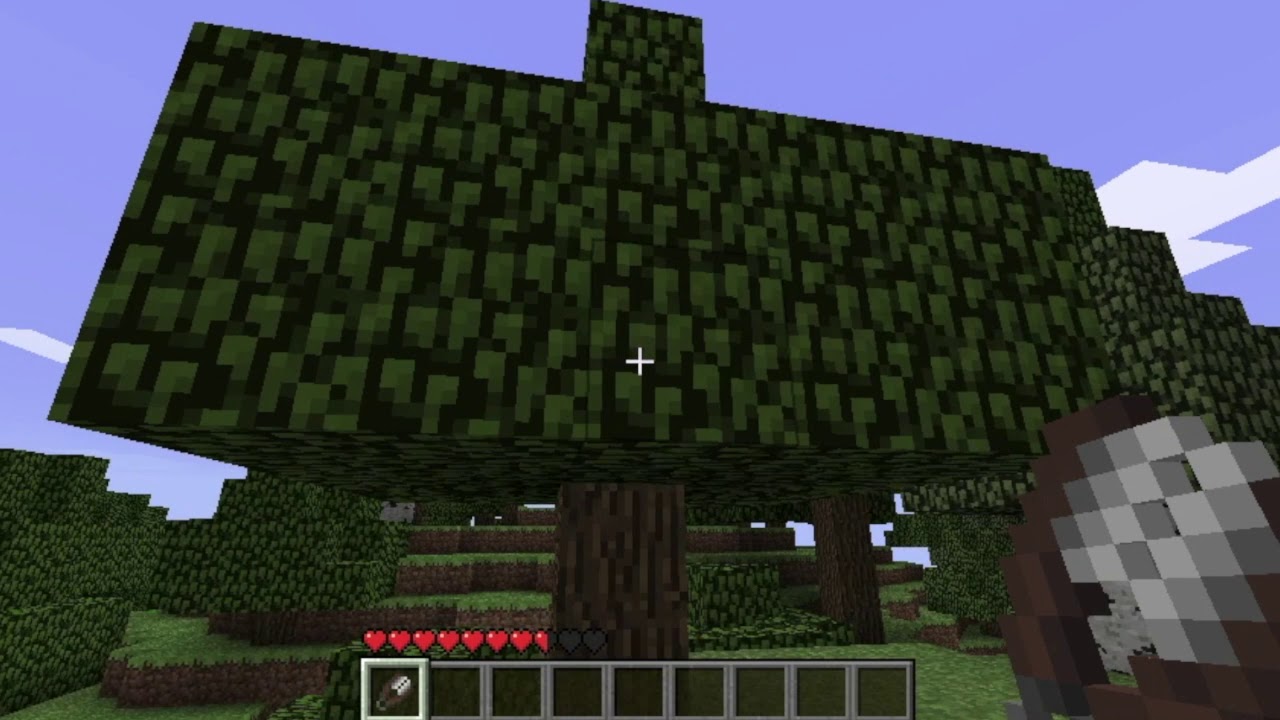 Minecraft - Obtaining Alpha Leaves Without Cheats - YouTube