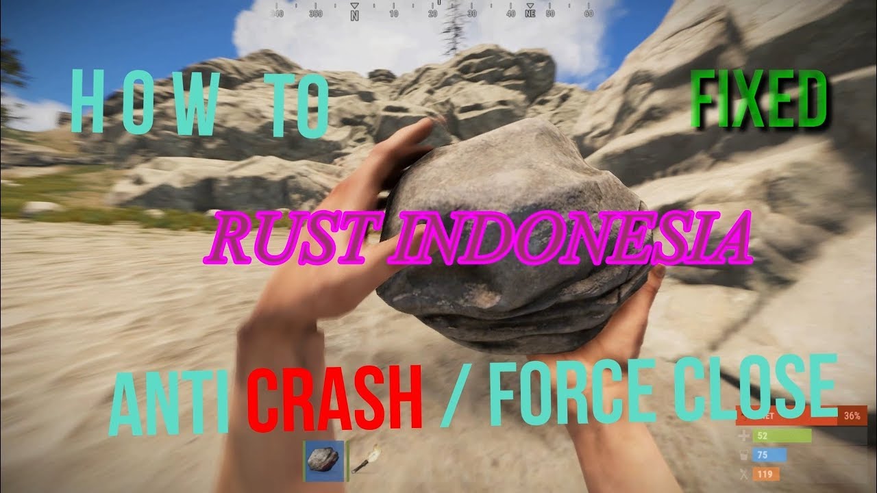 2 Step Anti Crash Rust Online | Fixing Crash, freeze, force close Rust ...