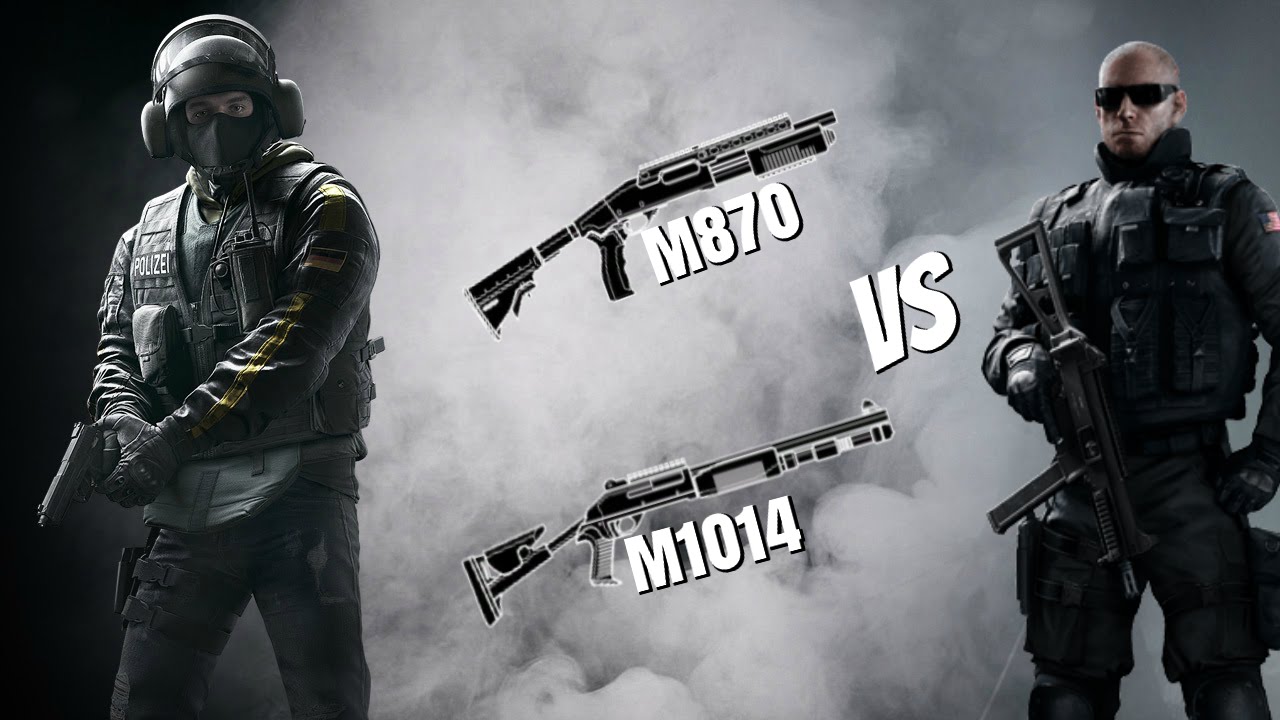 M870 VS M1014 Rainbow Six Siege - YouTube