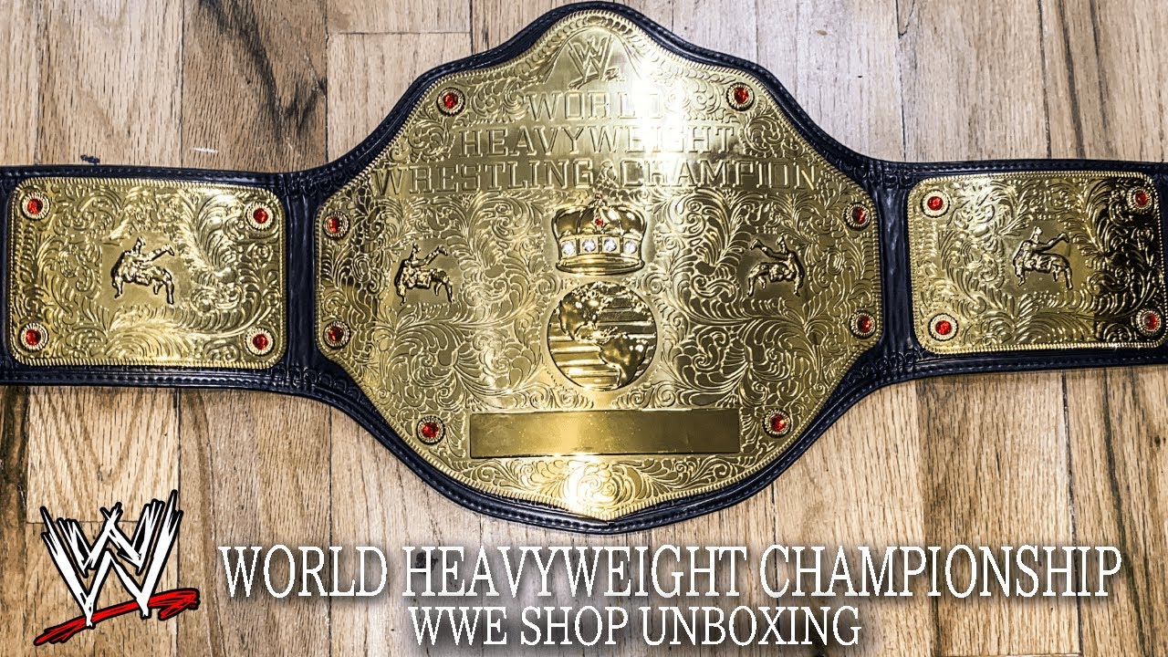 WWE World Heavyweight Championship Replica - Unboxing - YouTube