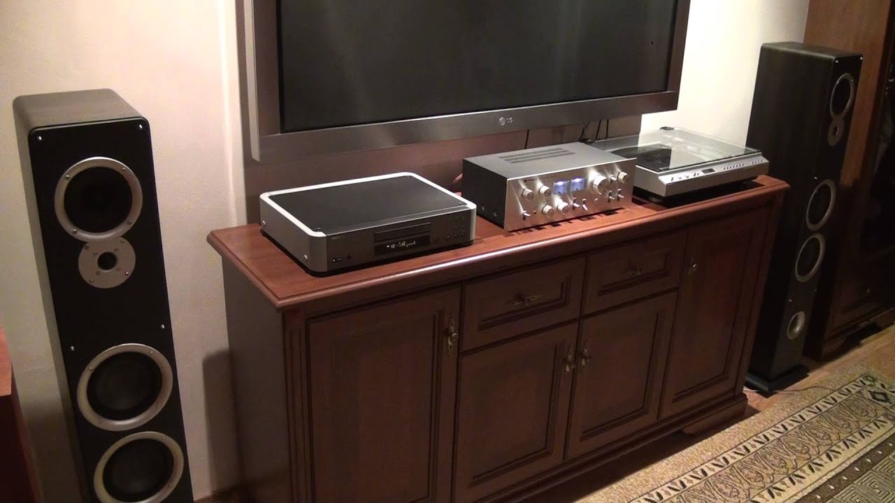 Sony CDP-S7/ OPTONICA SM1616/Acoustic Kingdom / Luxman Giga FS2 - YouTube