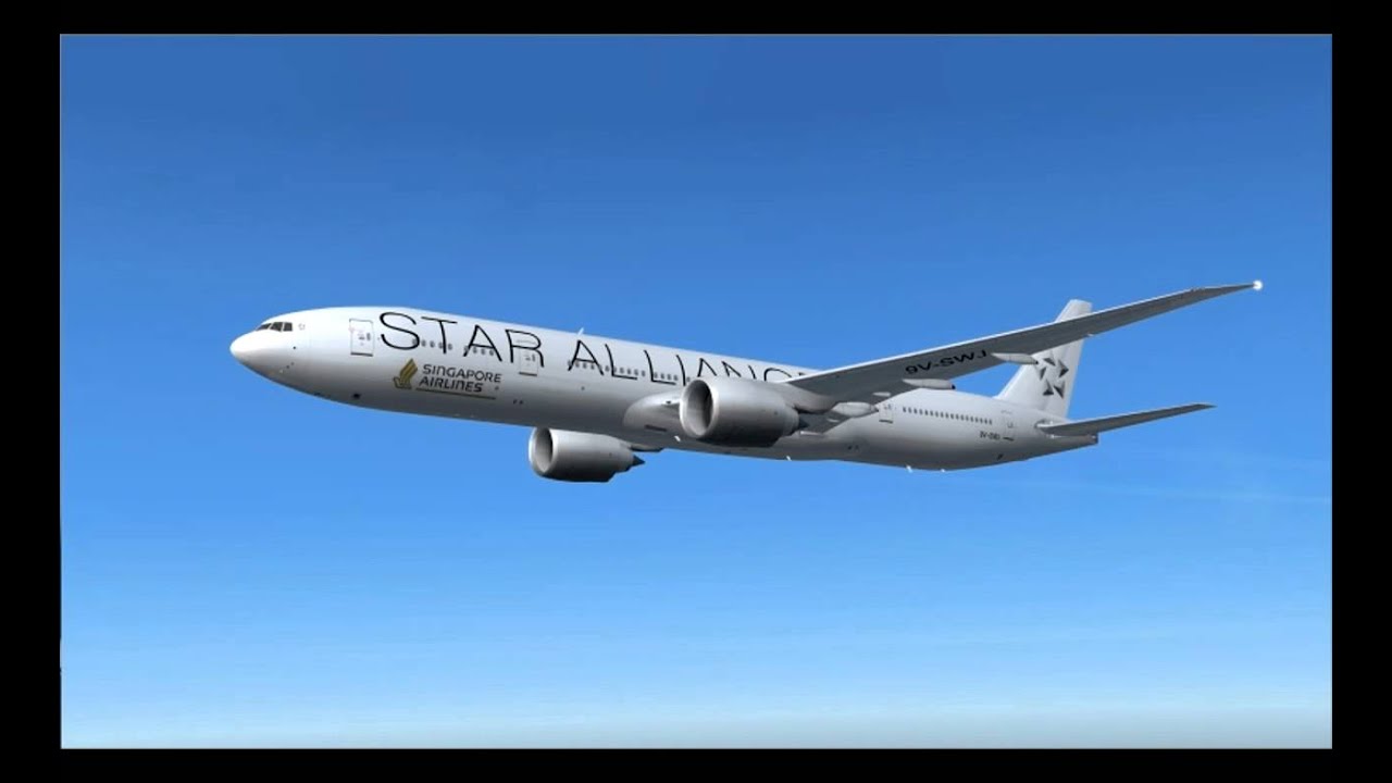 SQ231 777-300ER SINGAPORE AIRLINES SINGAPORE - SYDNEY - YouTube