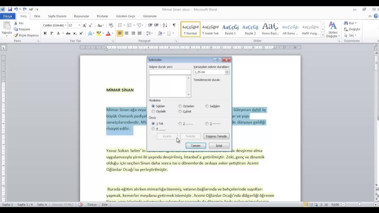 017 Girintiyi Azaltmak ve Arttırmak - YouTube