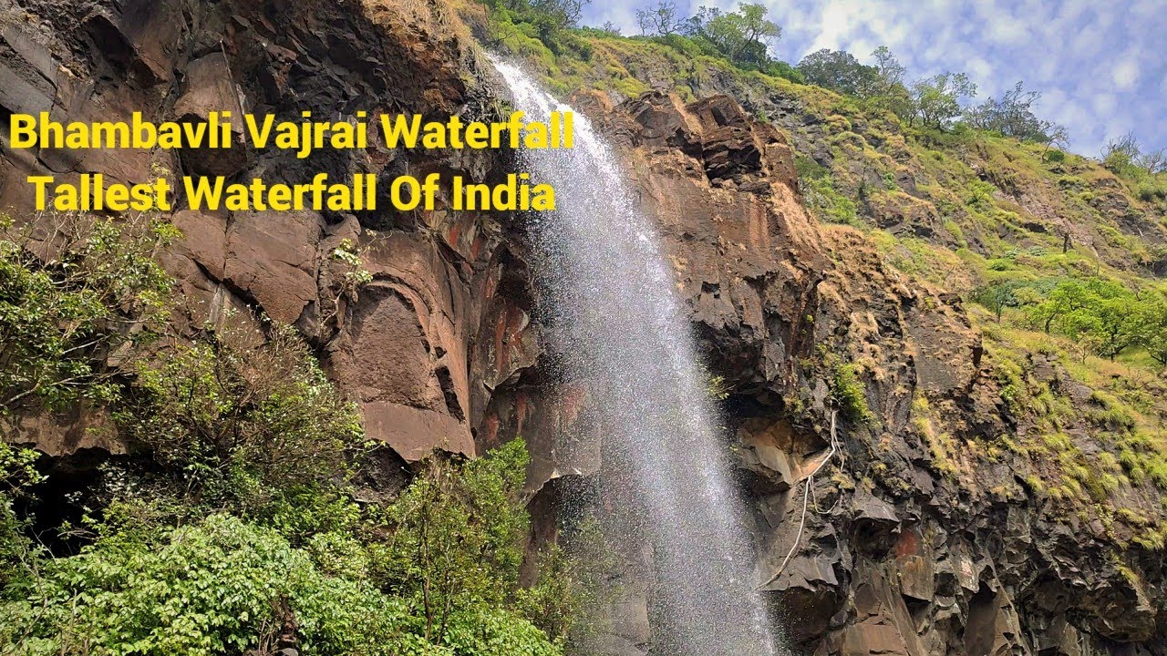 Highest waterfall in India | Bhambavli Vajrai Waterfall | Satara ...