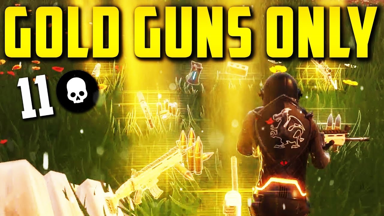 SO MANY LEGENDARIES! Solid Gold Mode (Fortnite: Battle Royale) - YouTube