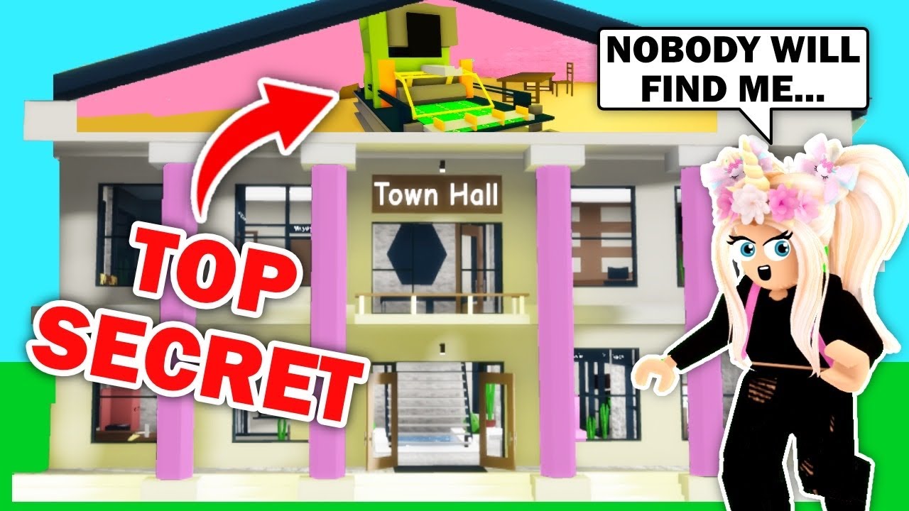 Hiding In TOP SECRET Places In Brookhaven! (Roblox) - YouTube