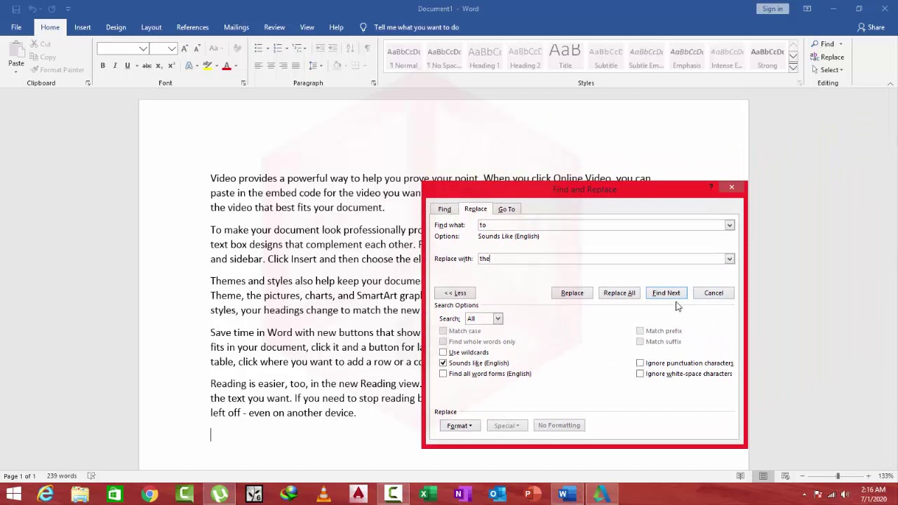 Find Replace And Select In Ms Word Class No 12 YouTube find-replace-and-select-in-ms-word-class-no-12-youtube