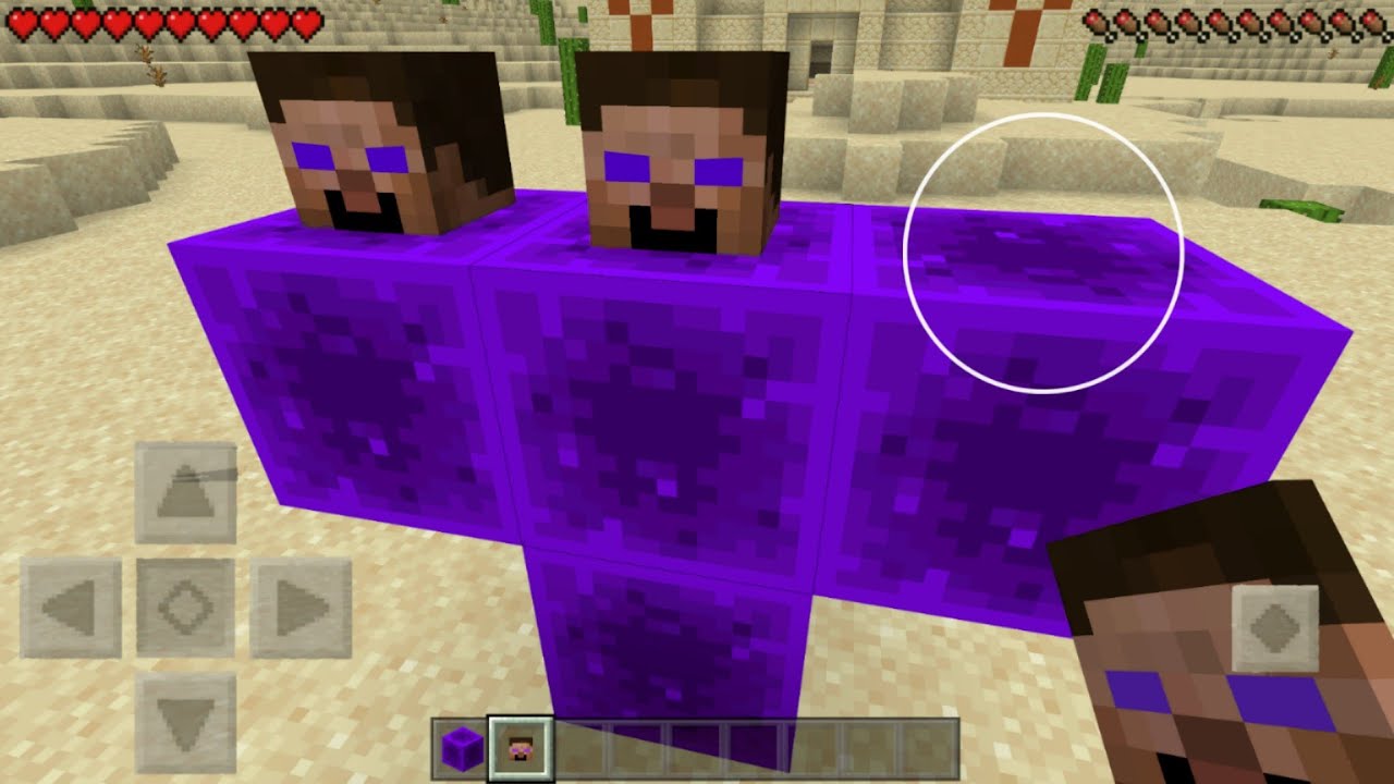 How to Spawn Purple Steve Boss in Minecraft ! - YouTube