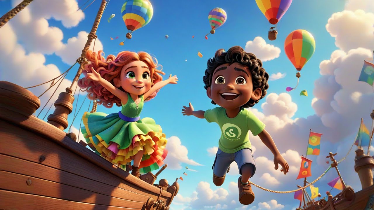 Five Little Pirates Say “Aye Aye!” | Fun Pirate Adventure & Counting ...