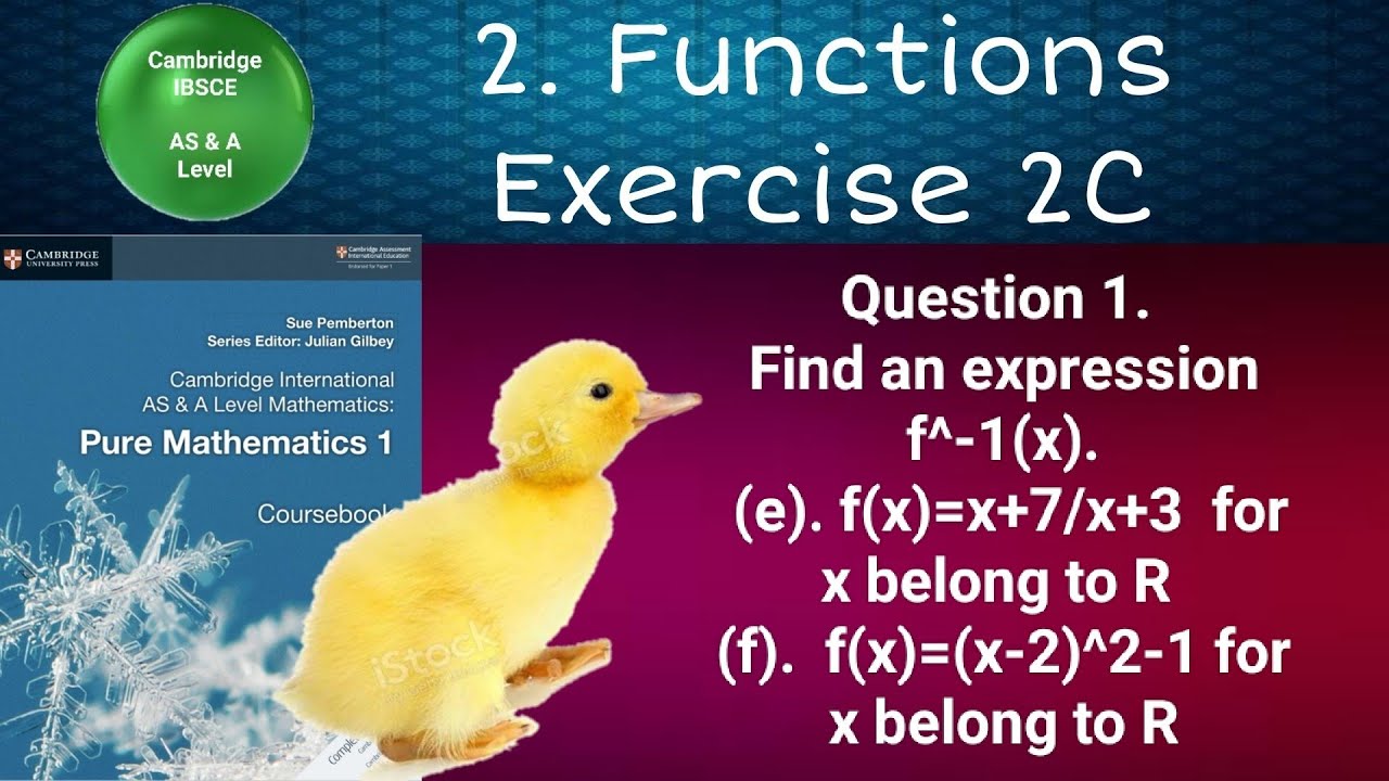 Find An Expression F 1 x e F x x 7 x 3 For X Belong To R f F x