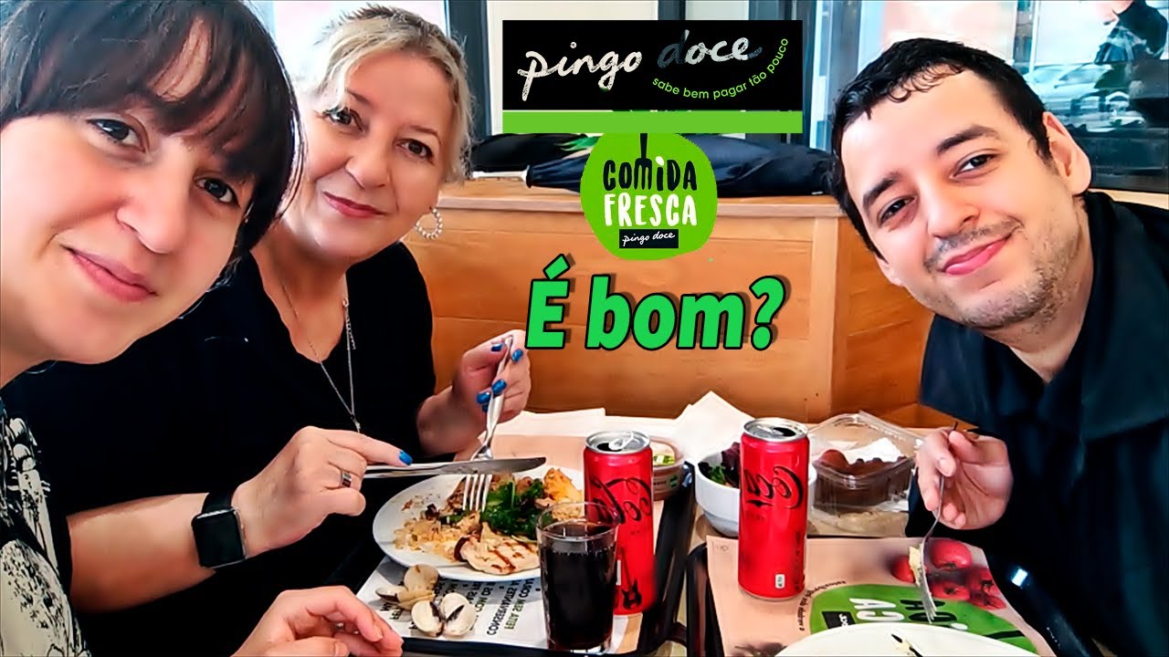 COMEMOS NO RESTAURANTE DO PINGO DOCE EM PORTUGAL, É BOM? (COM PREÇOS)# ...