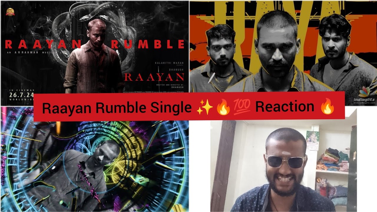 RAAYAN 3rd Song Raayan rumble Single 🔥💯💥 reaction - YouTube