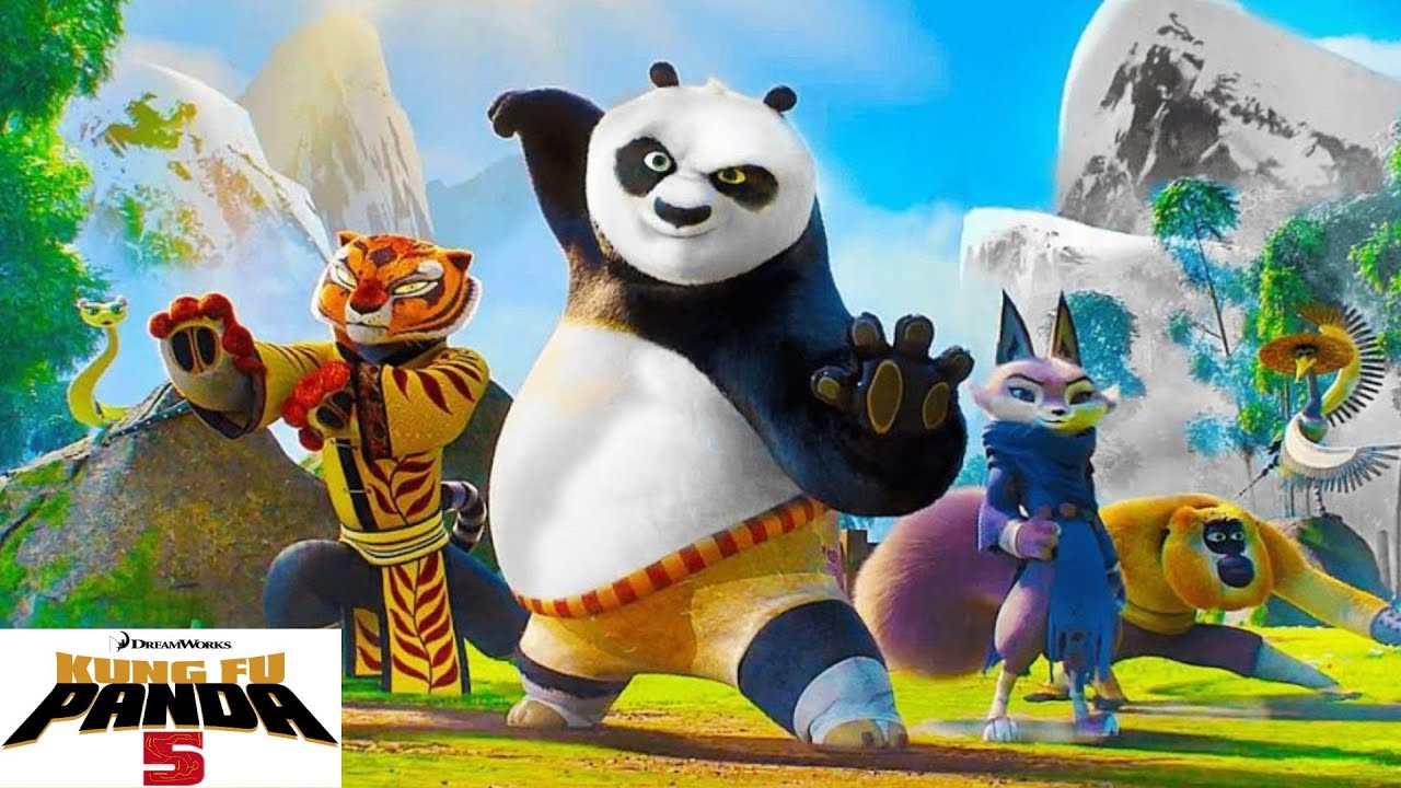 Kung fu panda entertainment movie_cartoon entertainment by kids - YouTube