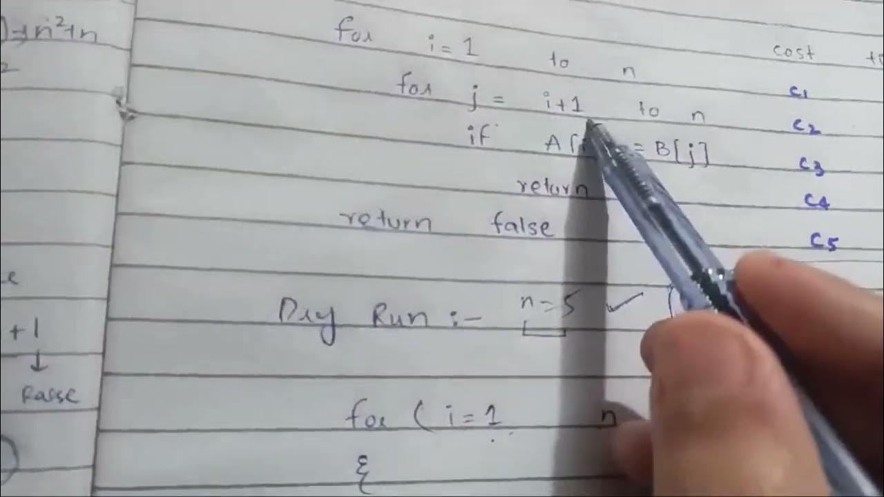 EI-331 | Design and analysis of Algorithms Punjab university | Lecture ...