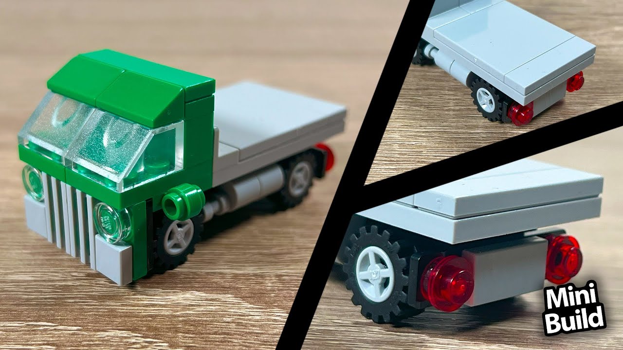 Vintage Truck - Simple & Quick LEGO Build Tutorial - YouTube