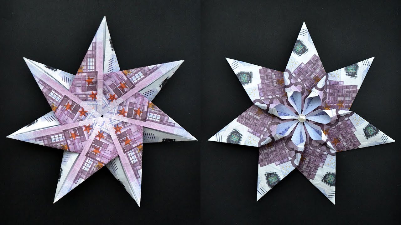 sch-n-origami-blume-stern-euro-geldschein-geld-falten-money-origami