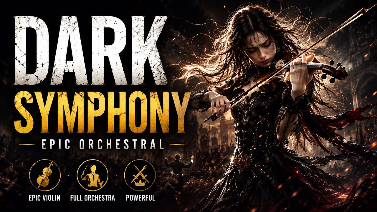 DARK SYMPHONY ⚡ Epic Orchestral Violin Instrumental - YouTube