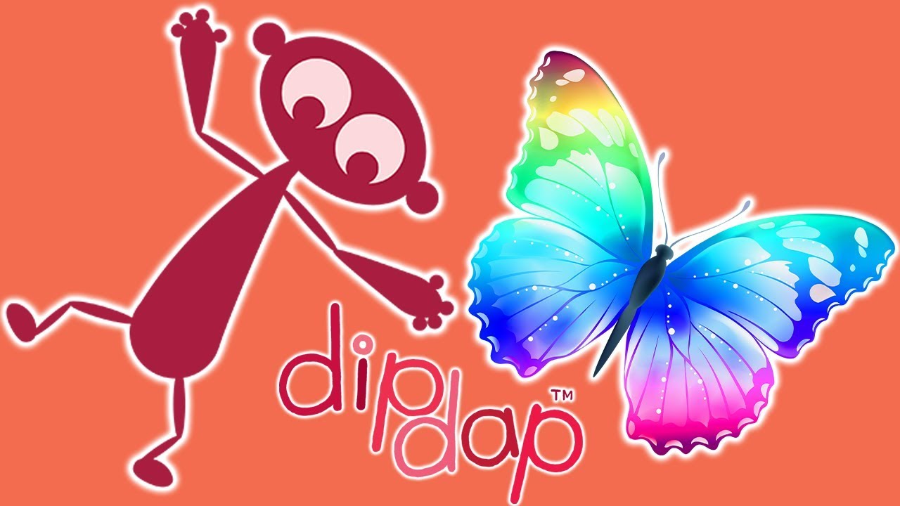Animation for Kids | Dipdap - Butterfly | Funny Cartoons for Kids ...