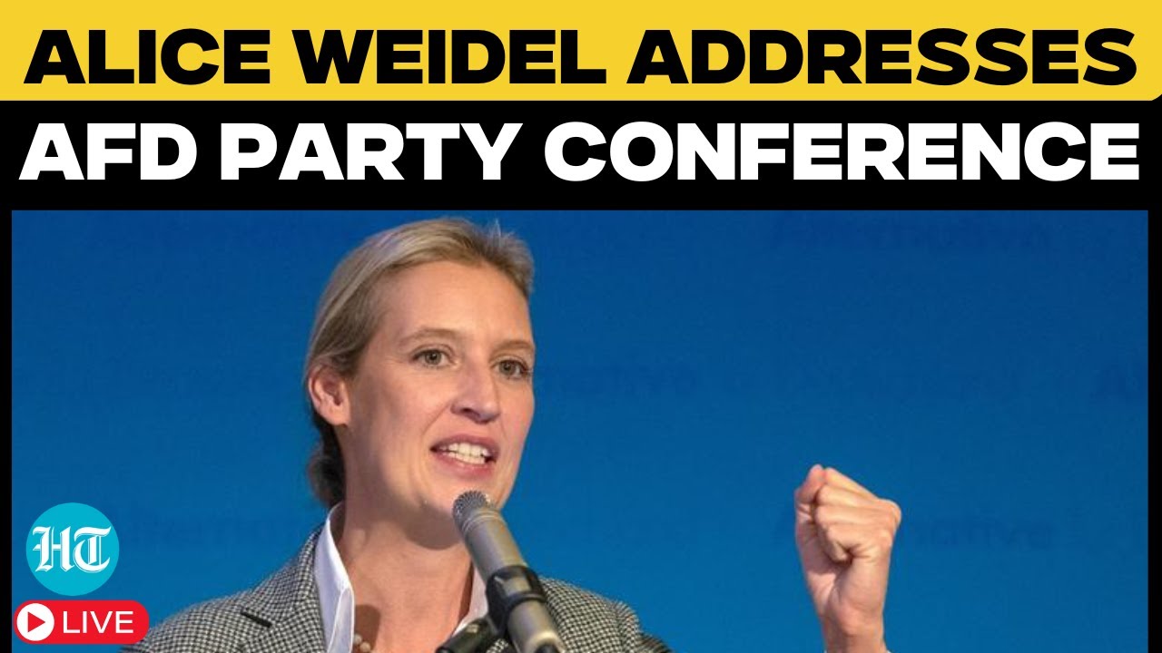 LIVE | AfD Leader Alice Weidel Addresses Party Conference Days After ...