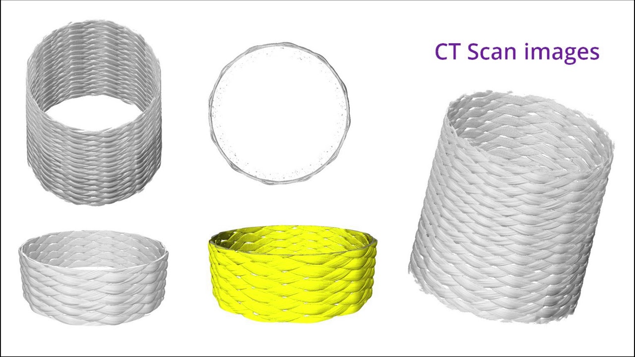 Braiding & CT of Carbon Fibre - YouTube