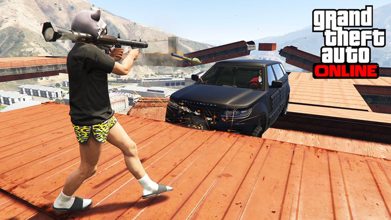 BALLER BLINDÉ VS RPG GTA 5 ONLINE - YouTube