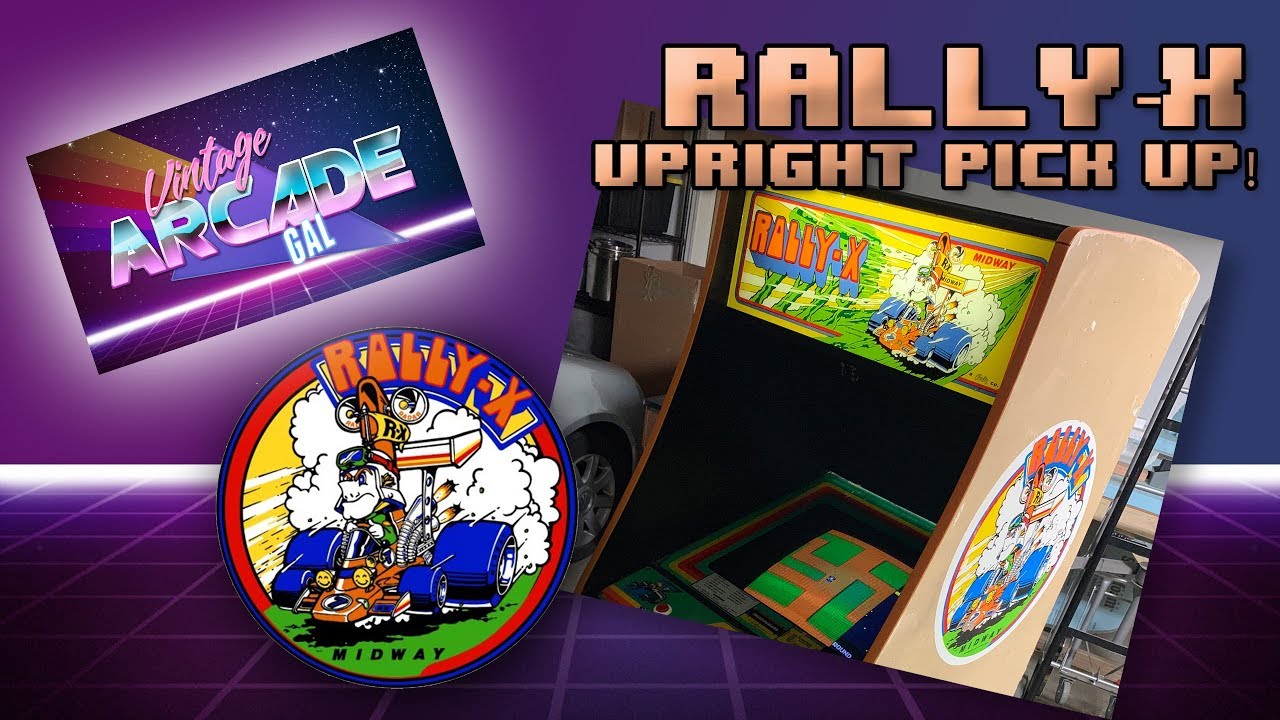 Rally X Arcade Upright Pickup! - YouTube