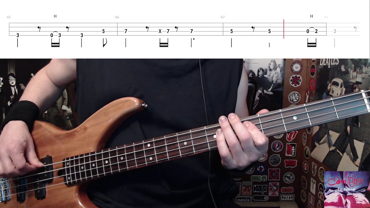 Far Behind by Candlebox - Bass Cover with Tabs Play-Along - YouTube