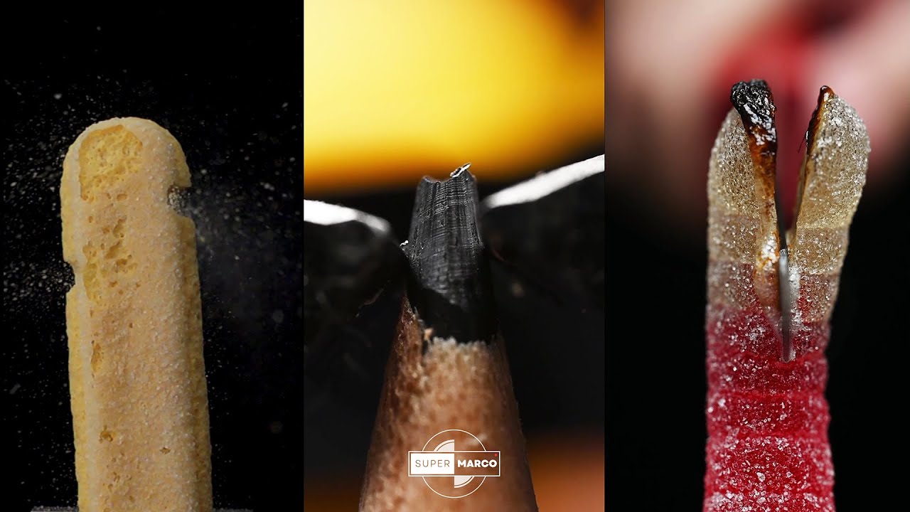Close-up shots of destroying and cutting various objects|ASMR videos ...
