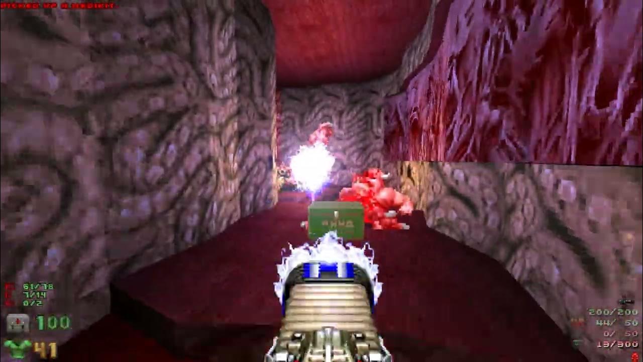 Doom Maps 40. Eviluation. GzDoom 4.12.2, UV difficulty. - YouTube