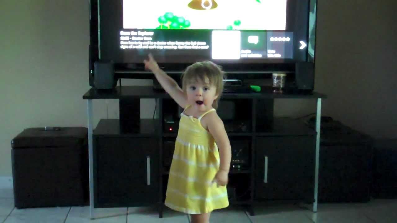Cora watching Dora Intro - YouTube