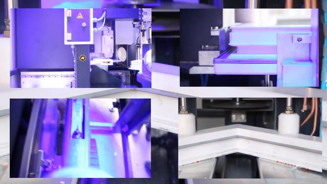 FULL AUTOMATIC CNC WINDOW MANUFACTURING MACHINE - YouTube