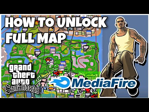 How to unlock full map in gta san Andreas