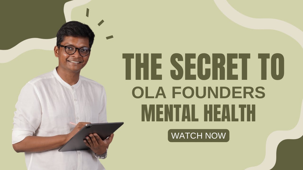 The Secret to Ola Founder's Mental Health - YouTube
