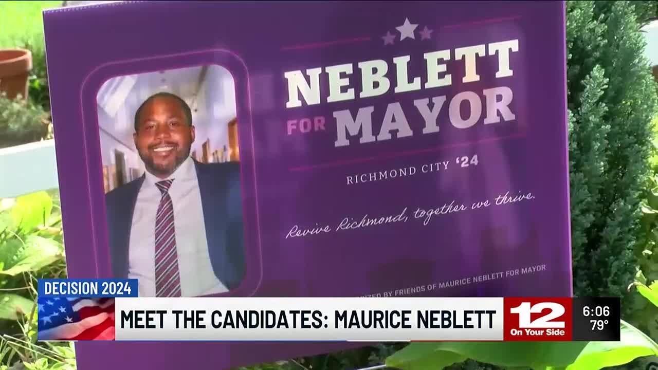 Meet Richmond mayoral candidate Maurice Neblett - YouTube